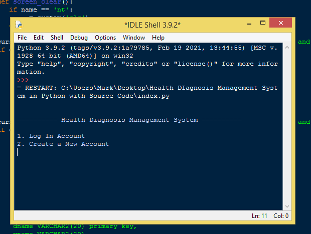 Health Diagnosis Management System In Python With Source Code Sourcecodester